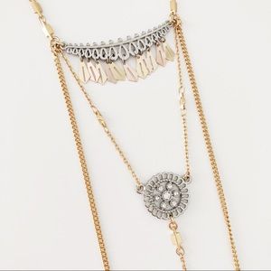 Express | Jewelry | Express Mixed Metals Layered Statement Necklace ...